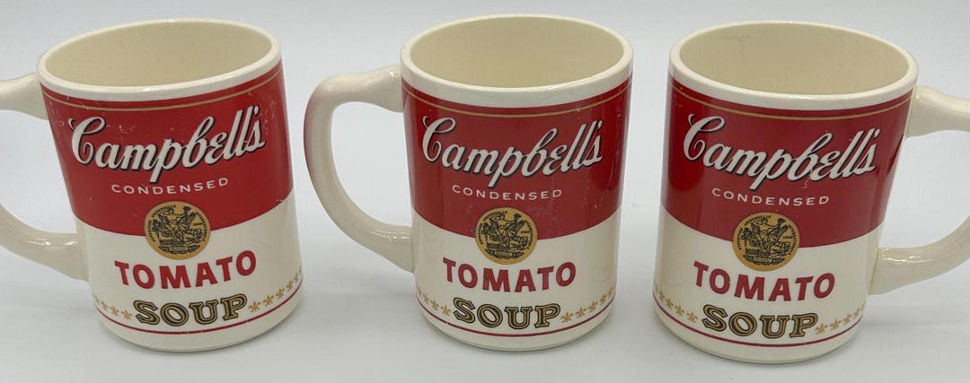 Vintage Campbell's Soup Mugs | 1997 | Retro Kitchenware** - Etsy