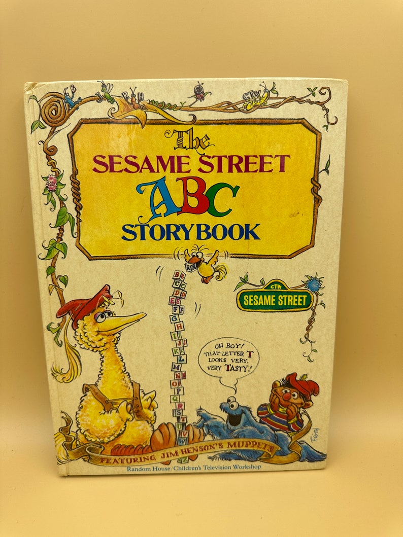 The Sesame Street ABC Storybook: Classic Children's Book - Etsy