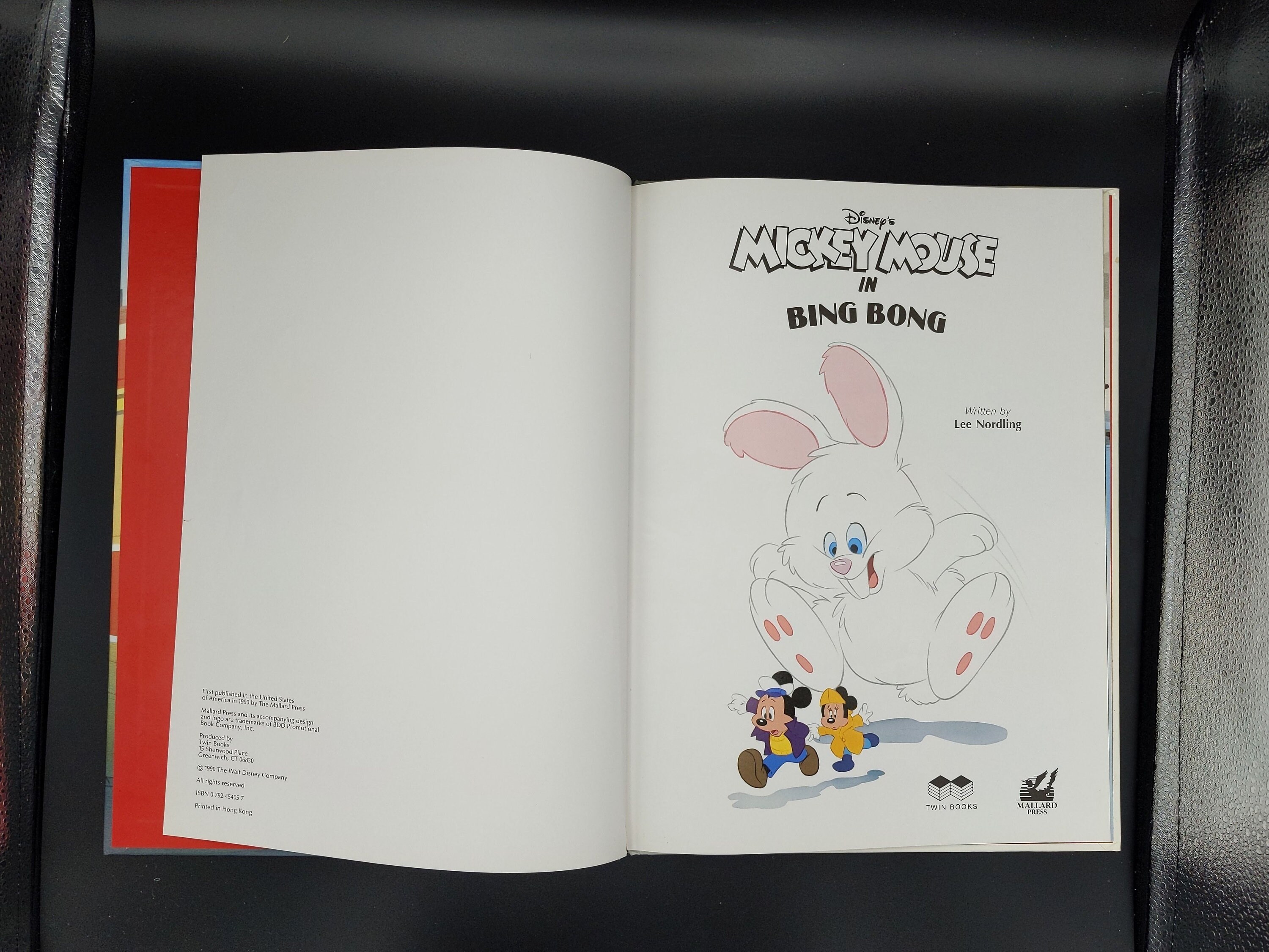 Disney's Mickey Mouse in Bing Bong Hardcover Book - Etsy