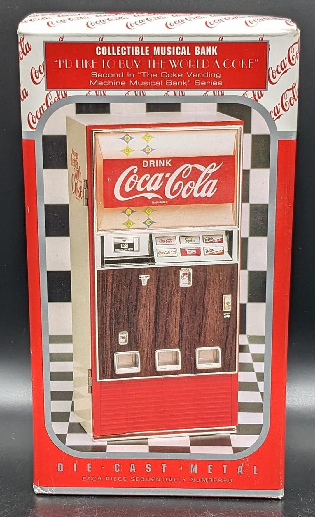 Coca Cola Die Cast Musical Bank 1996 by Enesco #169706 - Fully ...