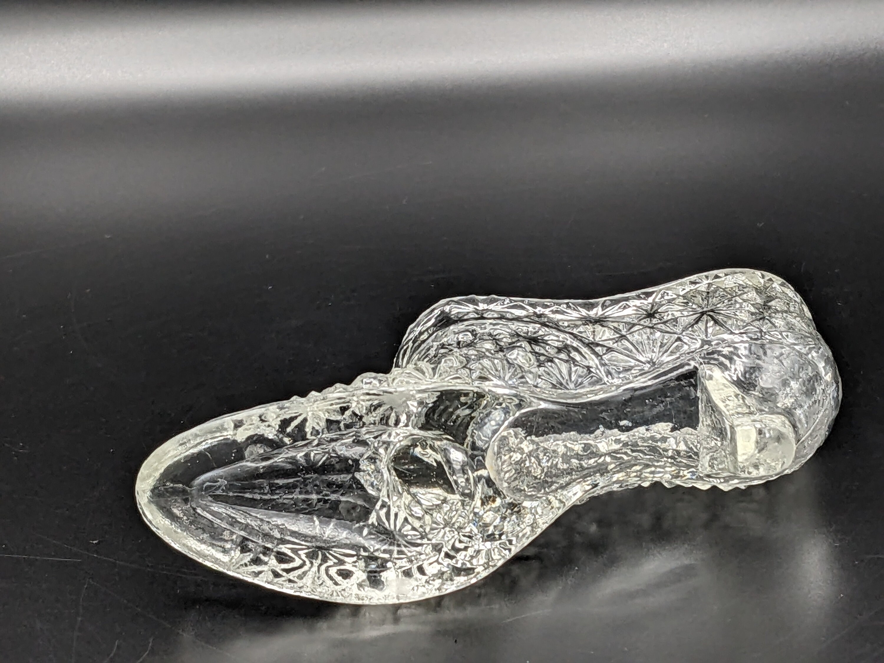 Vintage Fenton Clear Glass Shoe Button and Daisy Pattern - Etsy