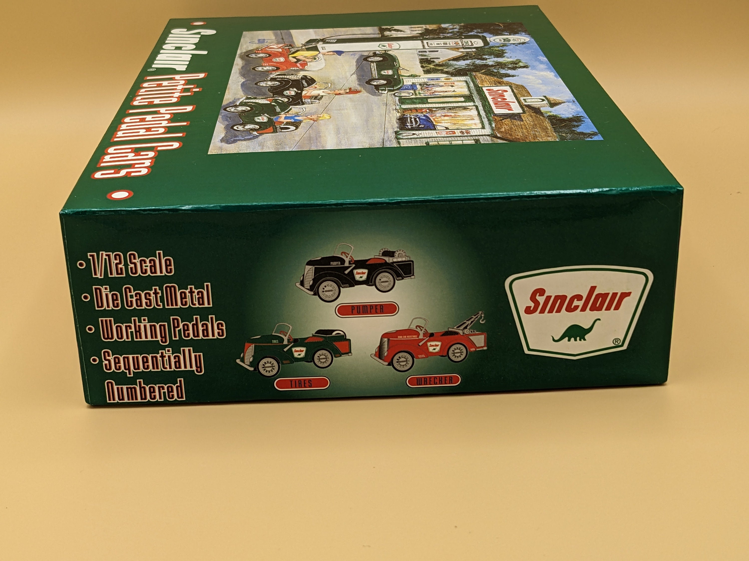 Sinclair Petite Pedal Car Set of 3 1/12 Scale Crown Premiums Diecast ...