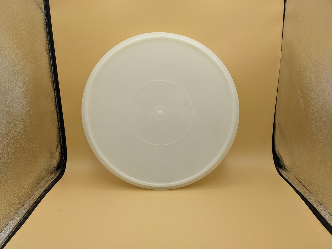 Vintage Tupperware Round Keeper Saver Container | #242-5 | Sheer With ...