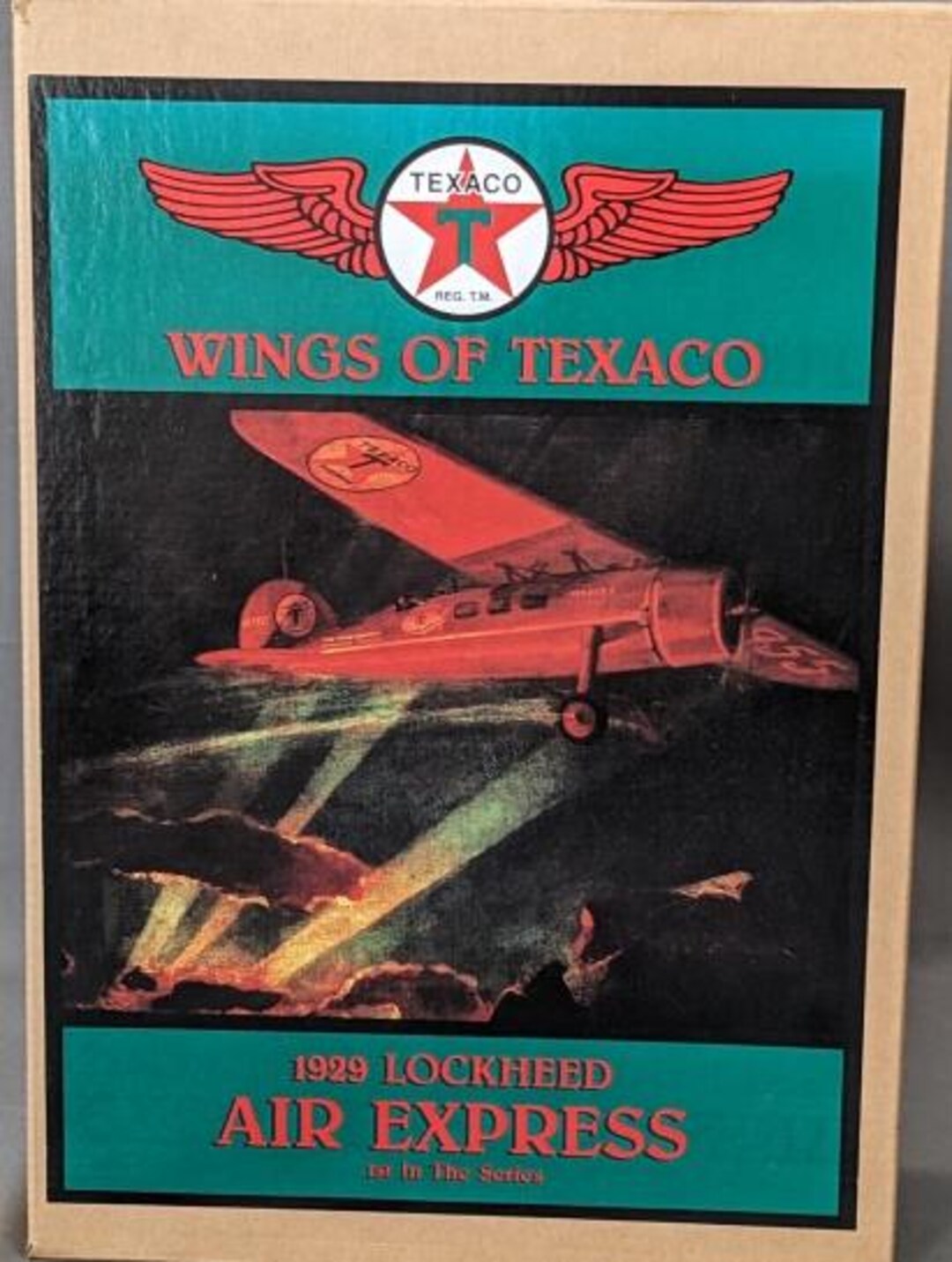 1993 Texaco 1929 Lockheed Air Express Airplane Coin Bank. 1st in the ...