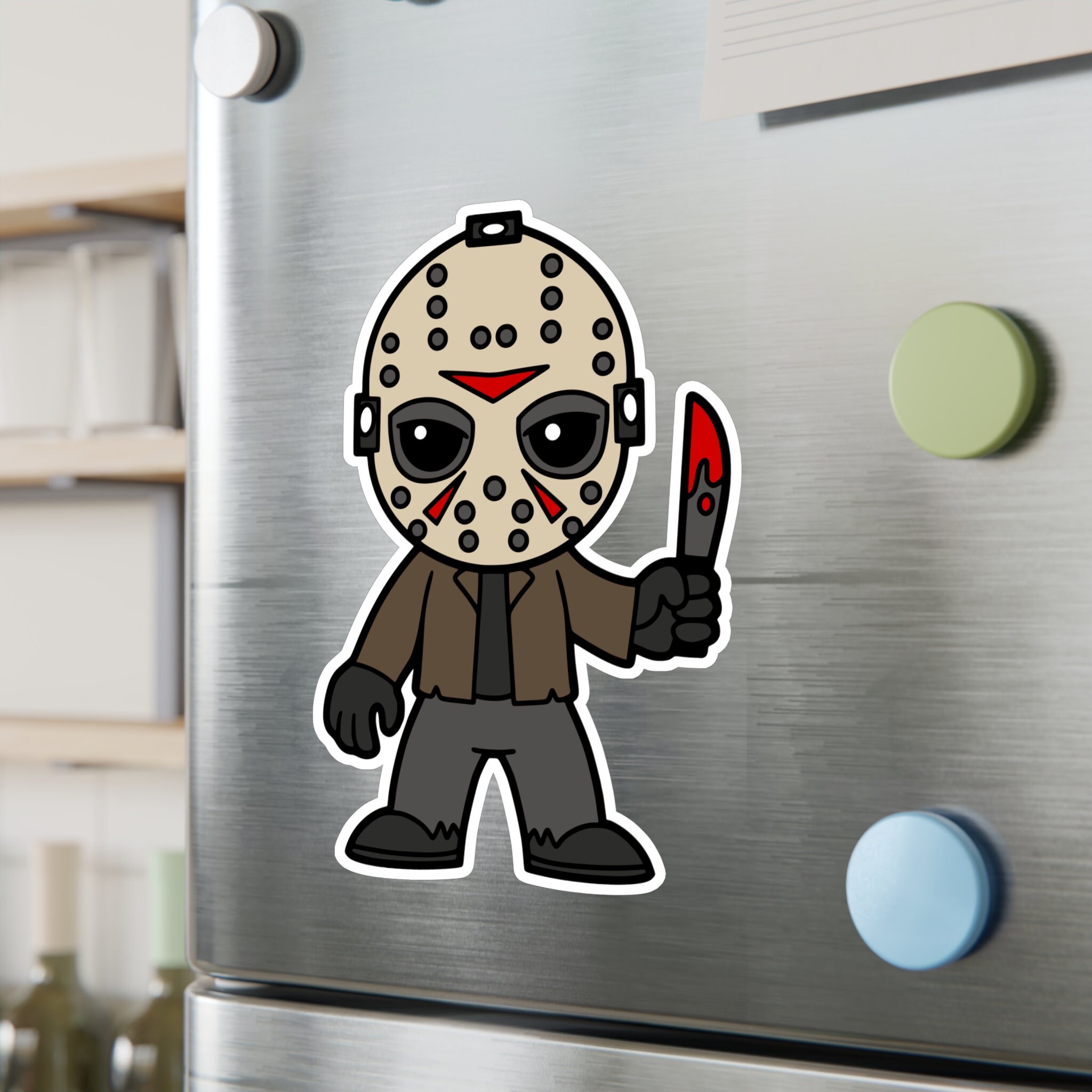 Halloween Vinyl Decal Horror Decal Horror Character Jason - Etsy