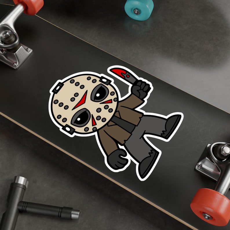 Halloween Vinyl Decal Horror Decal Horror Character Jason - Etsy