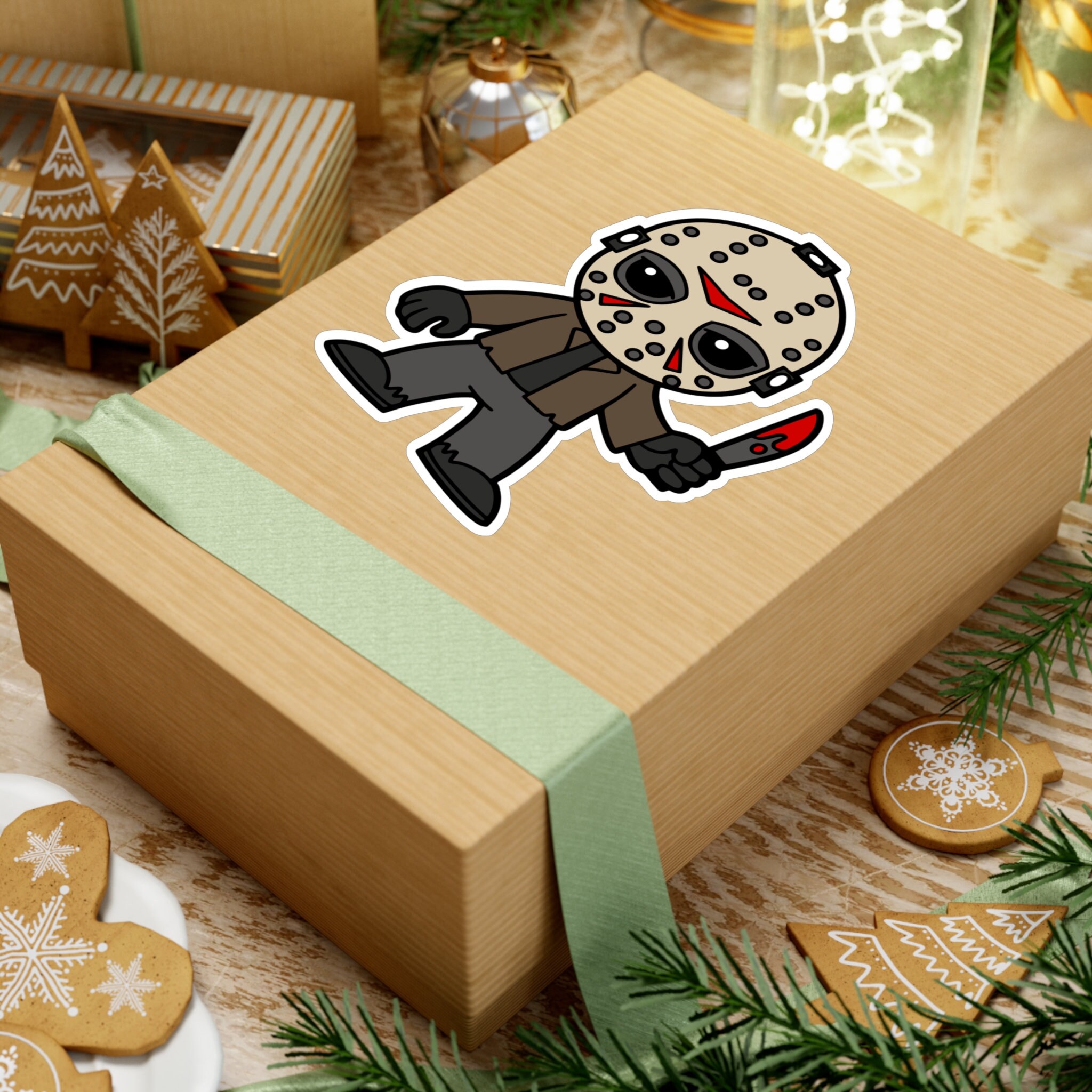 Halloween Vinyl Decal Horror Decal Horror Character Jason - Etsy