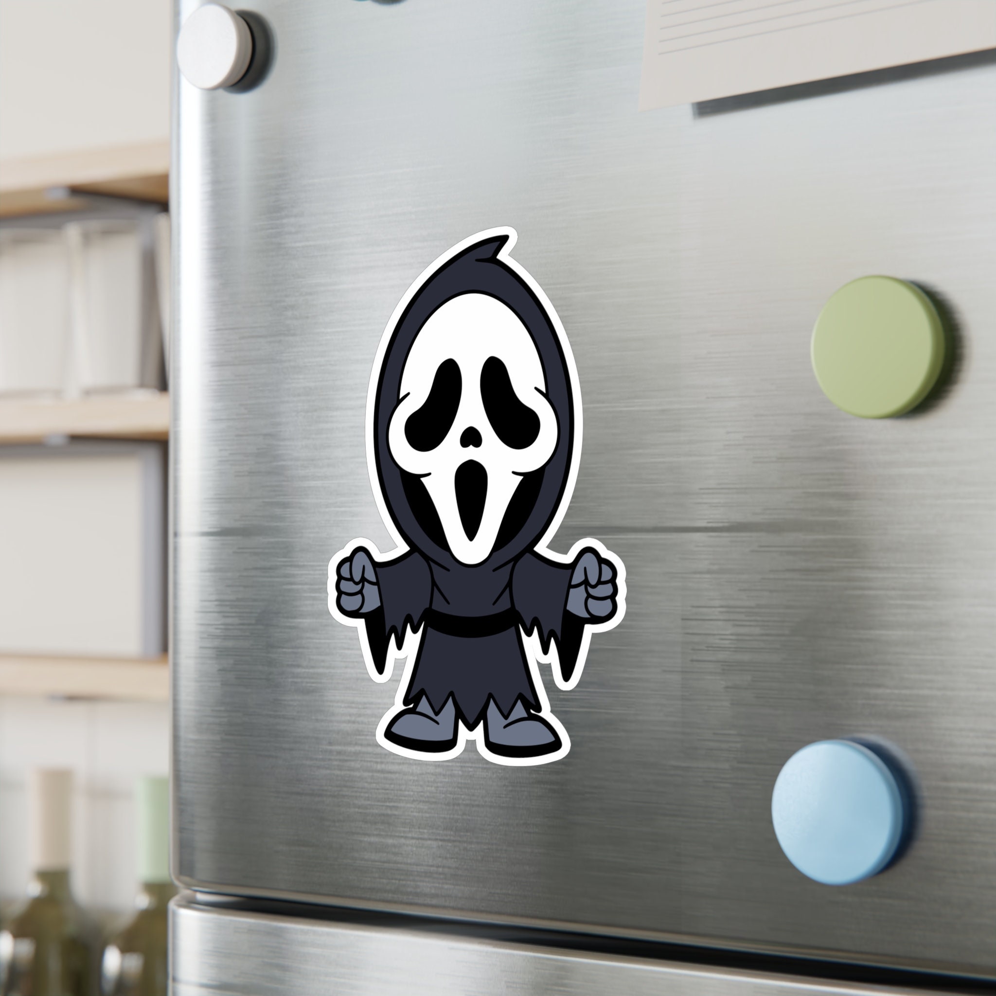 Halloween Vinyl Decal, Horror Decal, Horror Character, Ghostface Decal ...