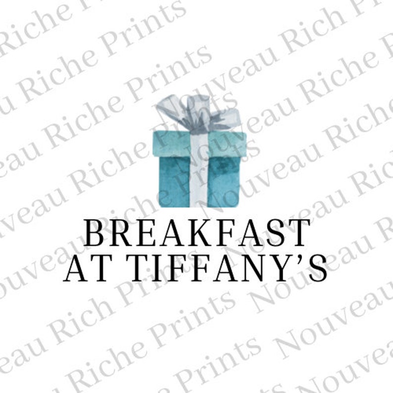 SVG & PNG Breakfast at Tiffany’s Luxury Image Designer SVG File ...