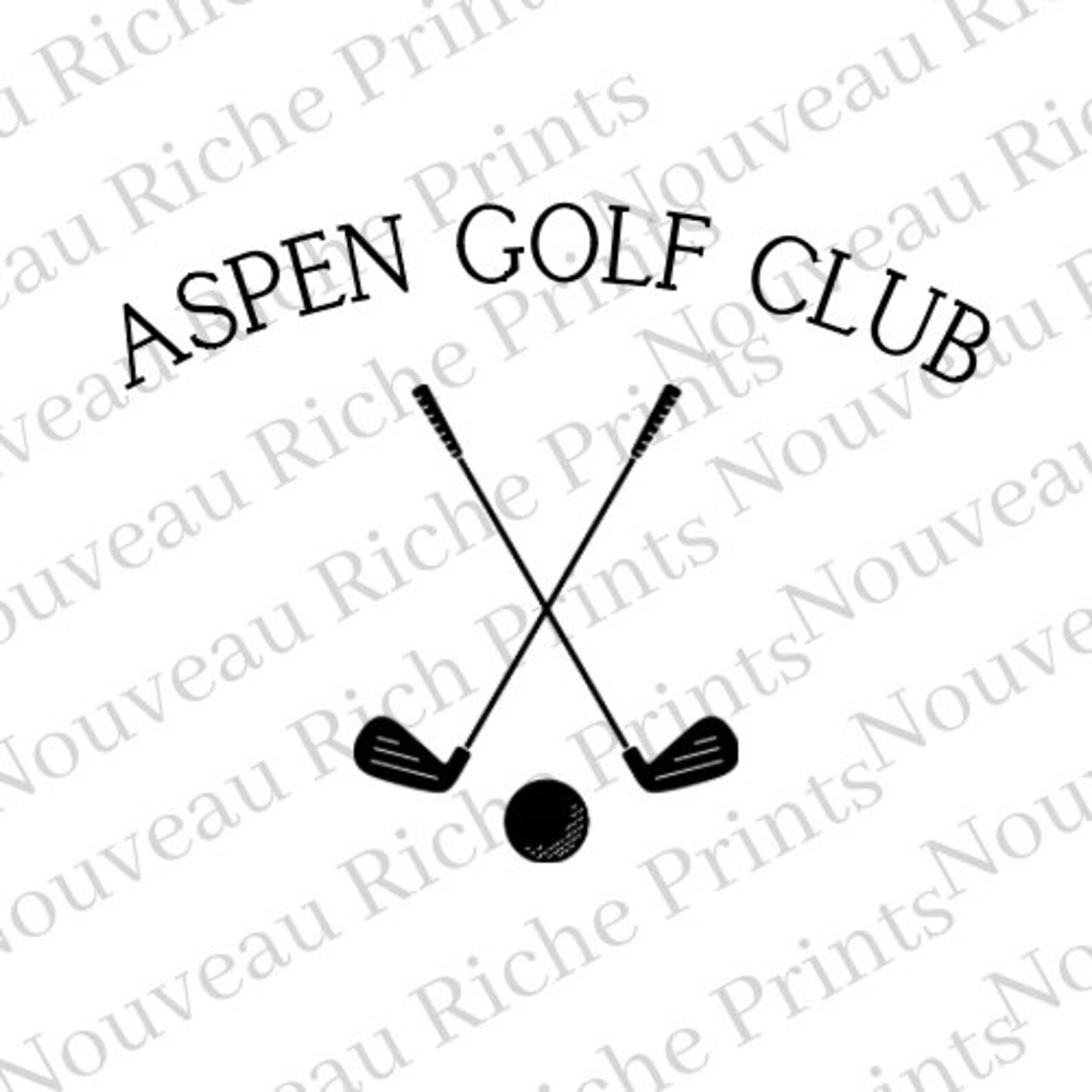 Golf Club SVG PNG File Golf T-shirt Design Golf Svg File Luxury Image ...