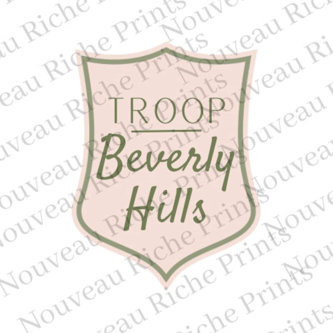 SVG PNG File Troop Beverly Hills Shirt Design Luxury Image Troop ...