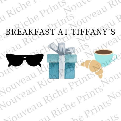 SVG & PNG Breakfast at Tiffany’s Luxury Image Designer SVG File ...