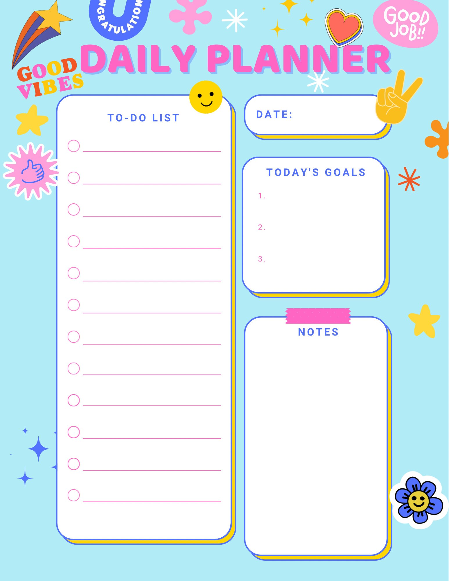 2000s Vibes Digital Planner Bundle, Printable Planner Bundle ...