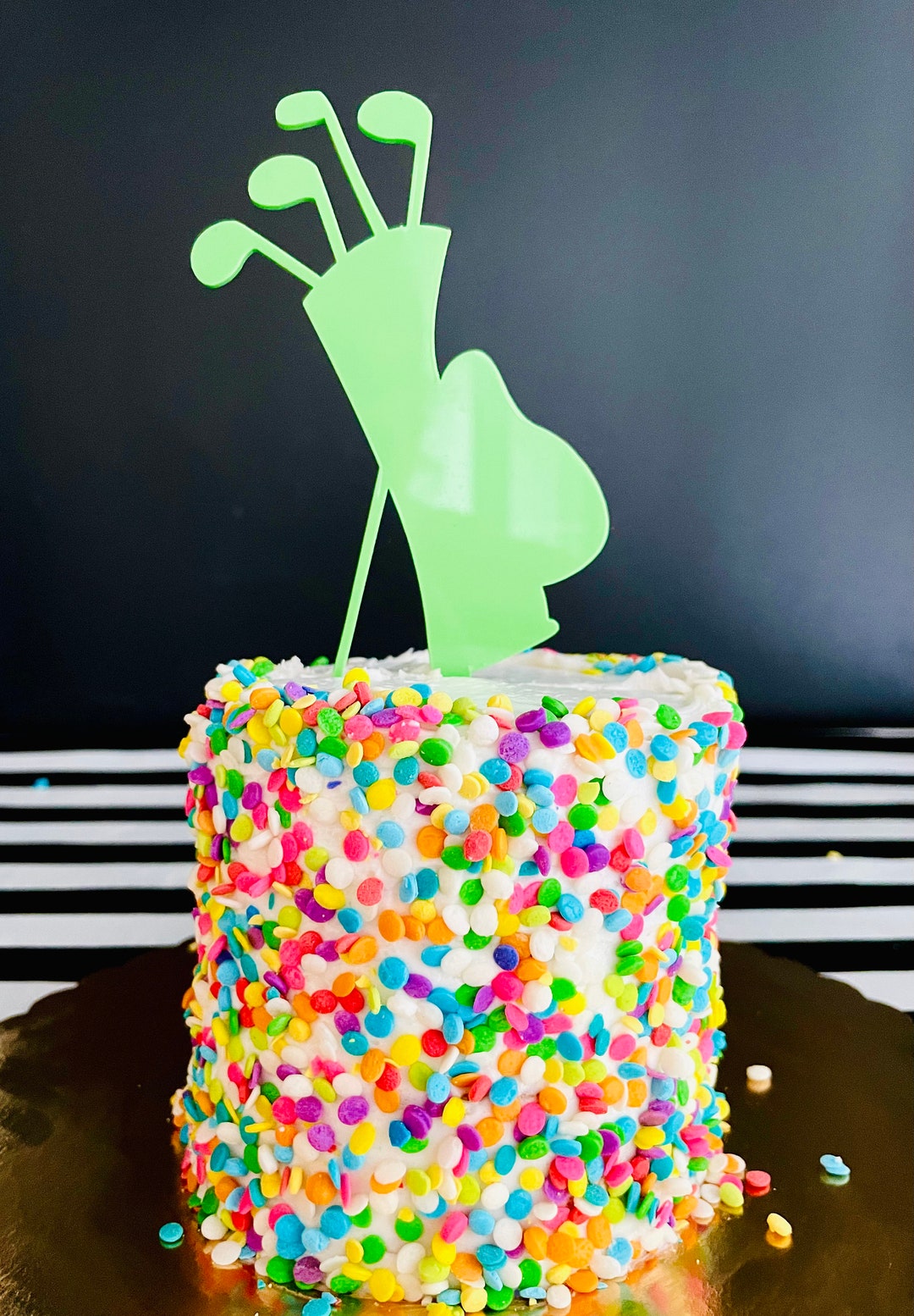 Acrylic Golf Bag Cake Topper - Etsy