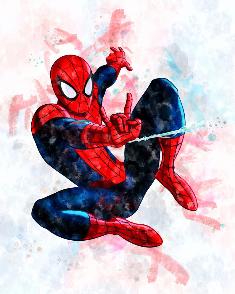 Spiderman Poster Spiderman Art Print Spiderman No Way Home - Etsy