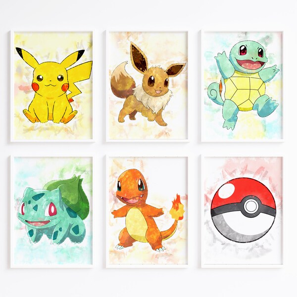 Pikachu Poster - Etsy