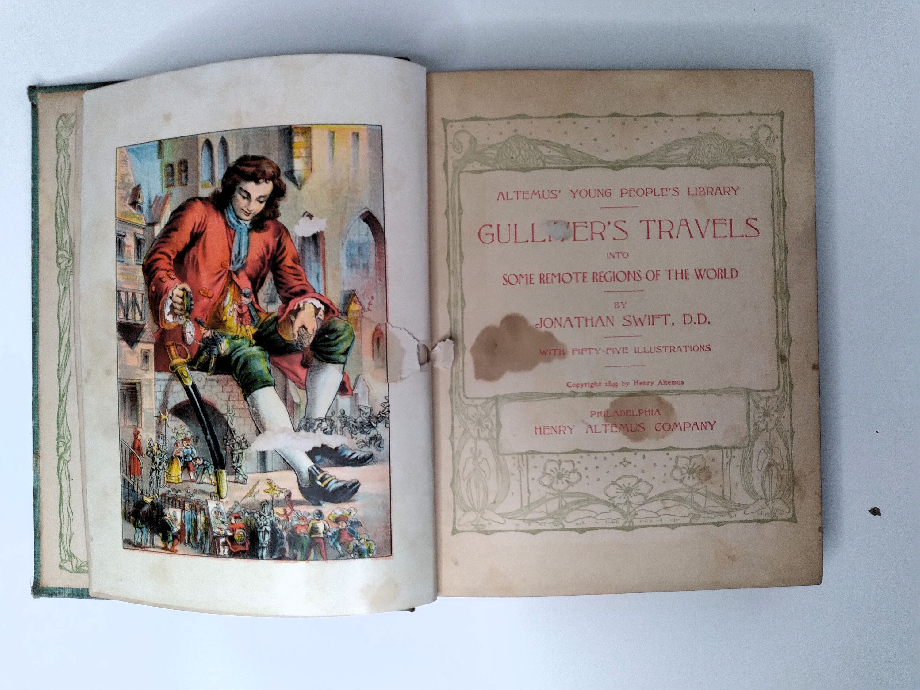 1899 Gulliver's Travels Into Some Remote Regions of the World Altemus ...