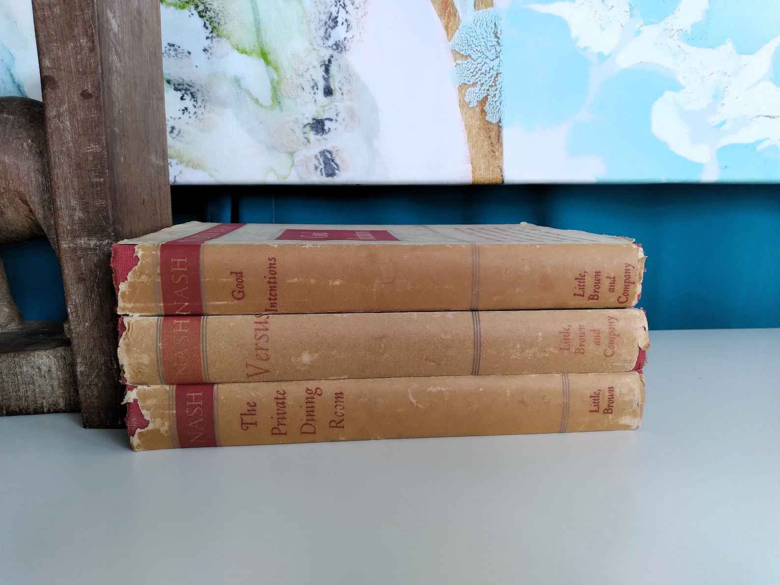 Set of 3 Ogden Nash Literary Comedian Poetry Humor Books Vintage Red ...