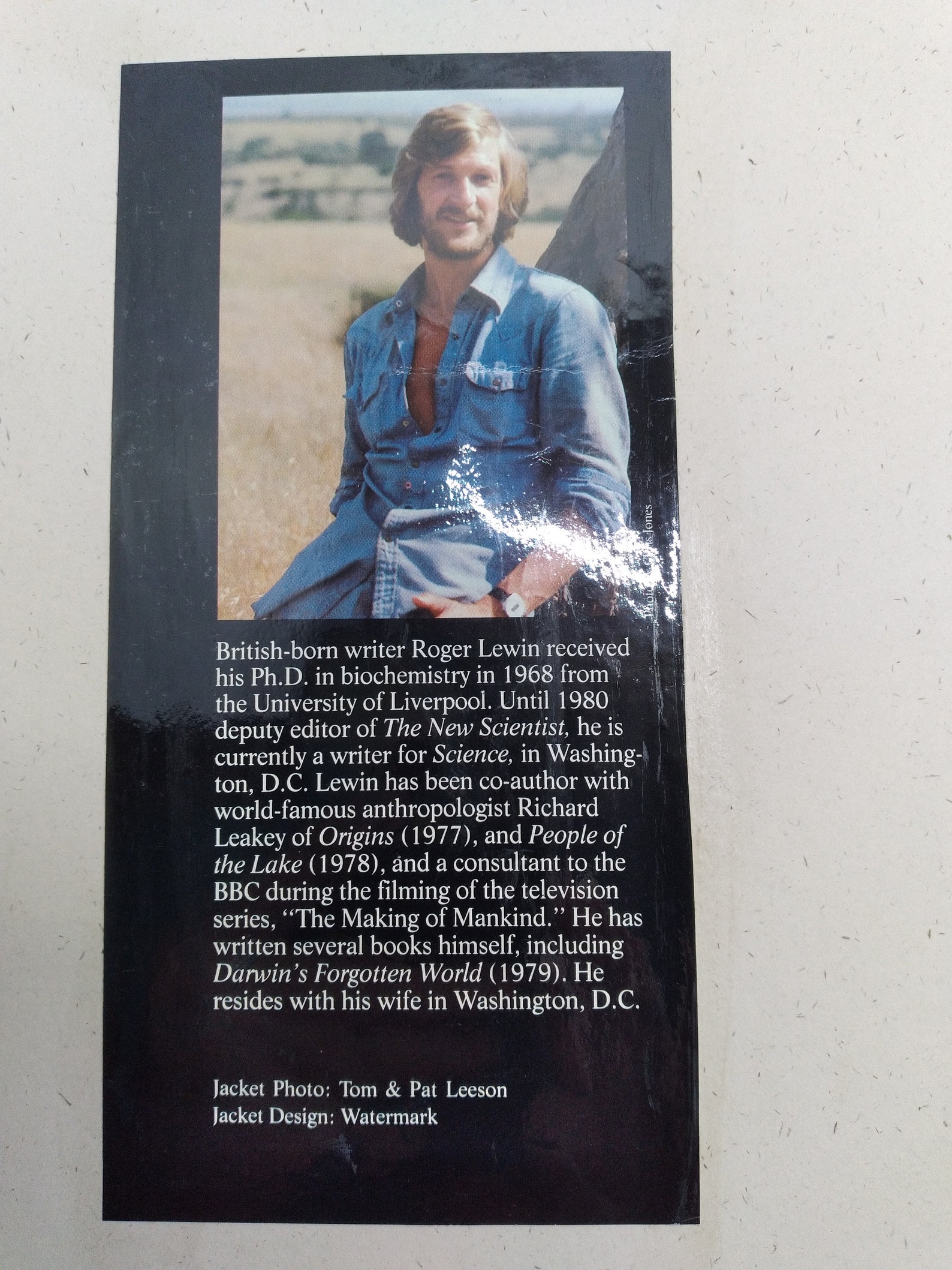 THREAD OF LIFE by Roger Lewin the Smithsonian Looks at Evolution 1989 ...