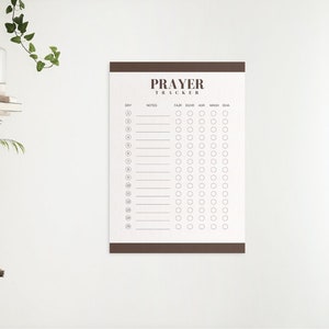 30 Days Salah / Prayer Tracker - Pray Your Salah 5 Times A Day - Simple ...