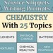 Chemistry Writing Prompts | 25 Science Snippets | Warm Ups | Science ...