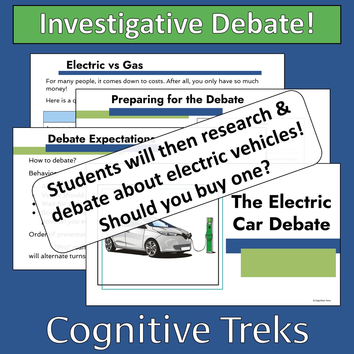 Electric Cars (vehicles) Lesson and Investigative Debate | Energy and ...