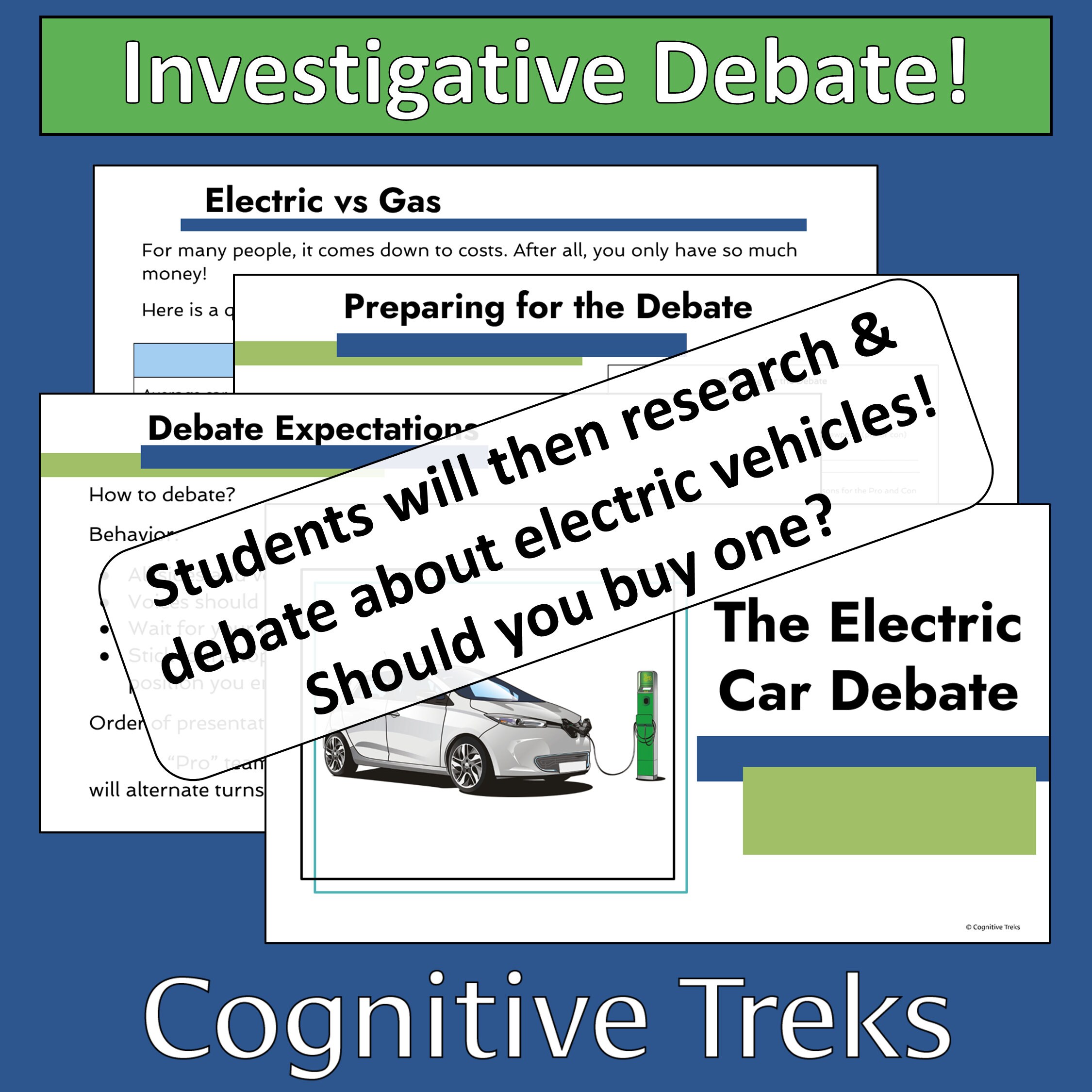 Electric Cars (vehicles) Lesson and Investigative Debate | Energy and ...