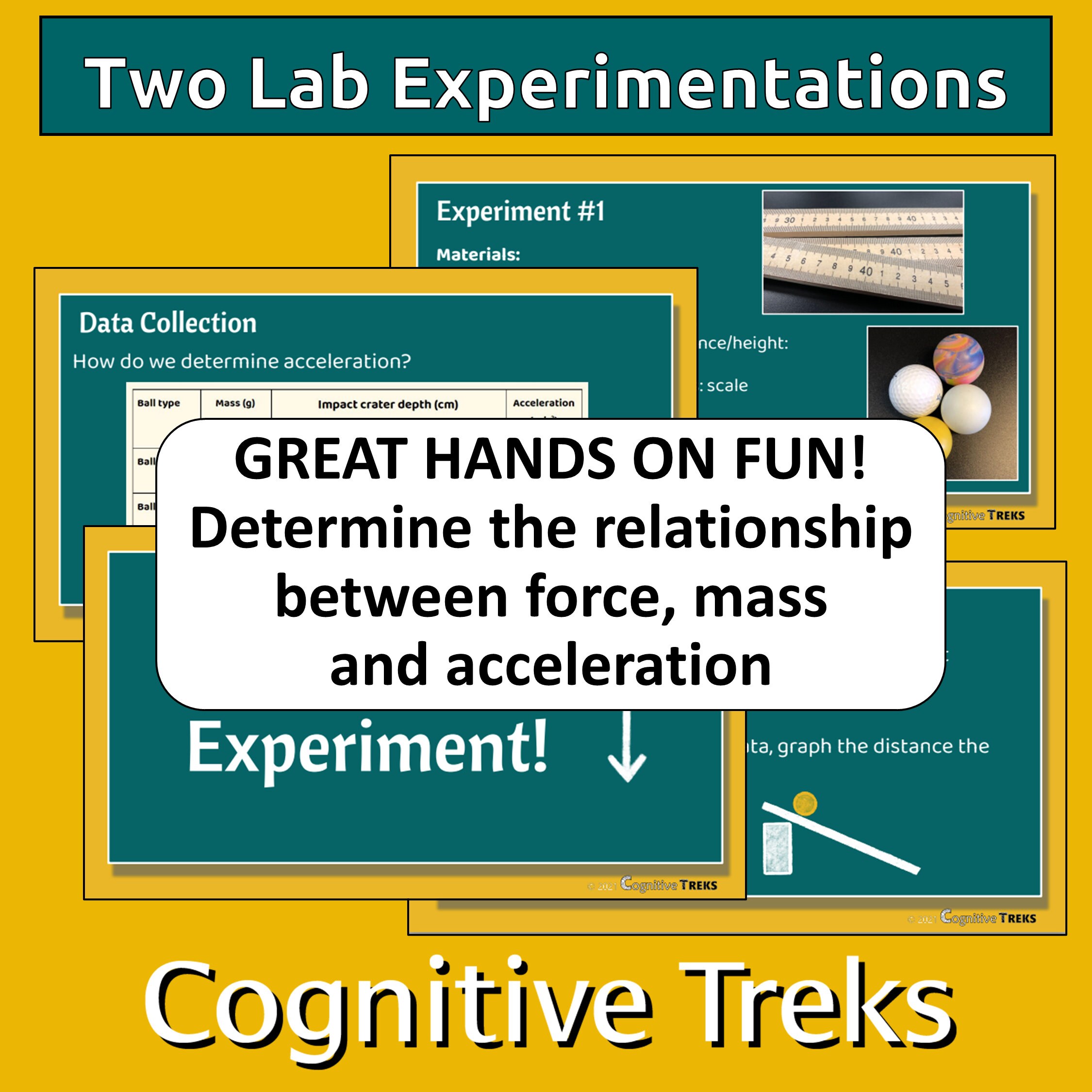Physics Lab Newton’s Second Law of Motion (acceleration) | Lesson ...