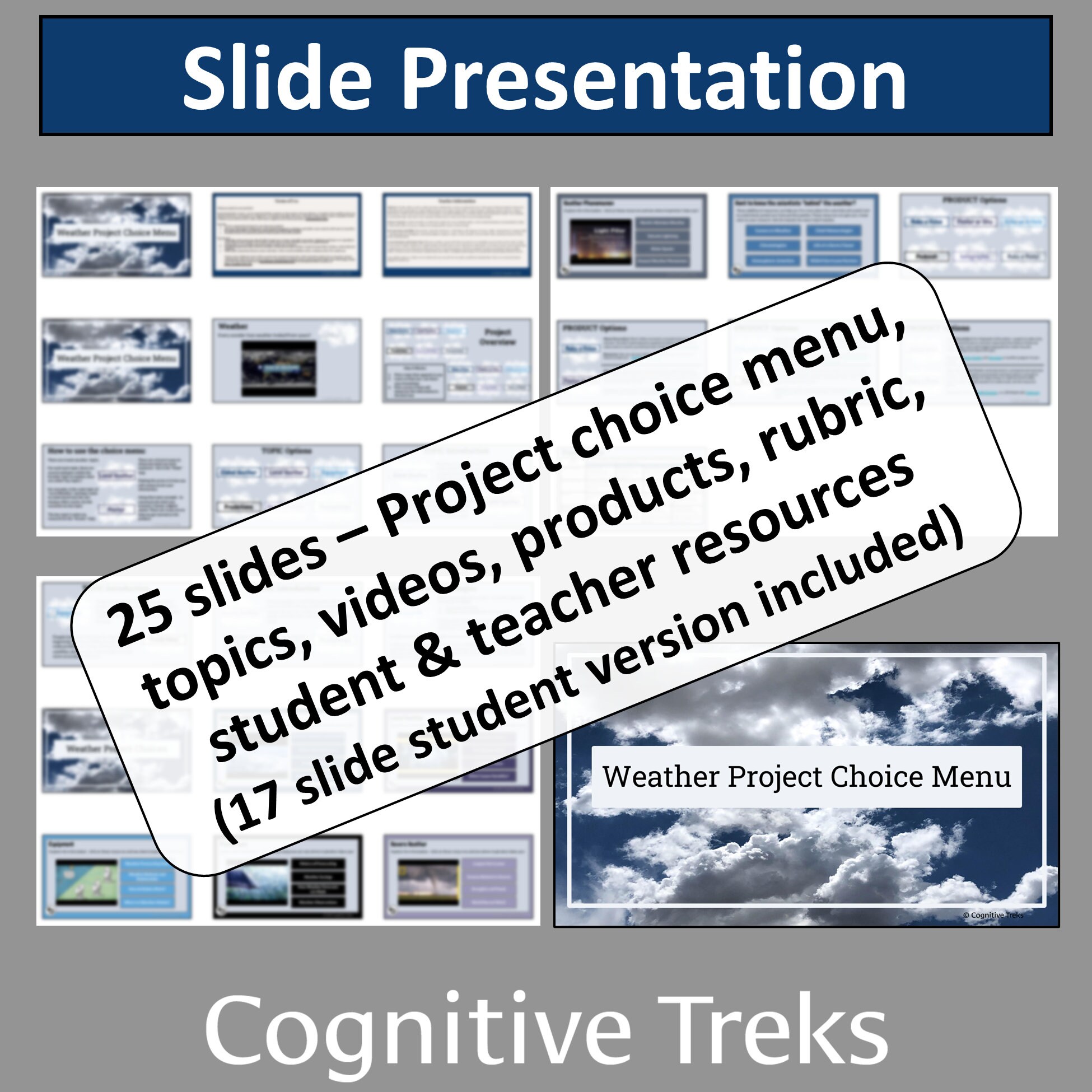 Weather Science Project Choice Menu | Global, Severe, Forecasting ...