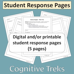 Chemistry Writing Prompts | 25 Science Snippets | Warm Ups | Science ...