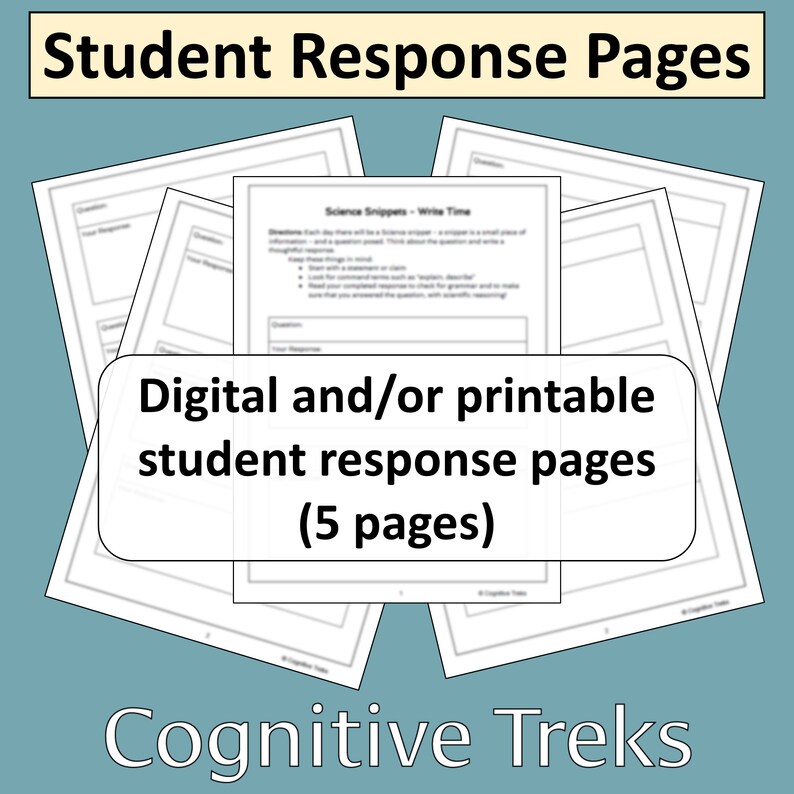 Chemistry Writing Prompts | 25 Science Snippets | Warm Ups | Science ...
