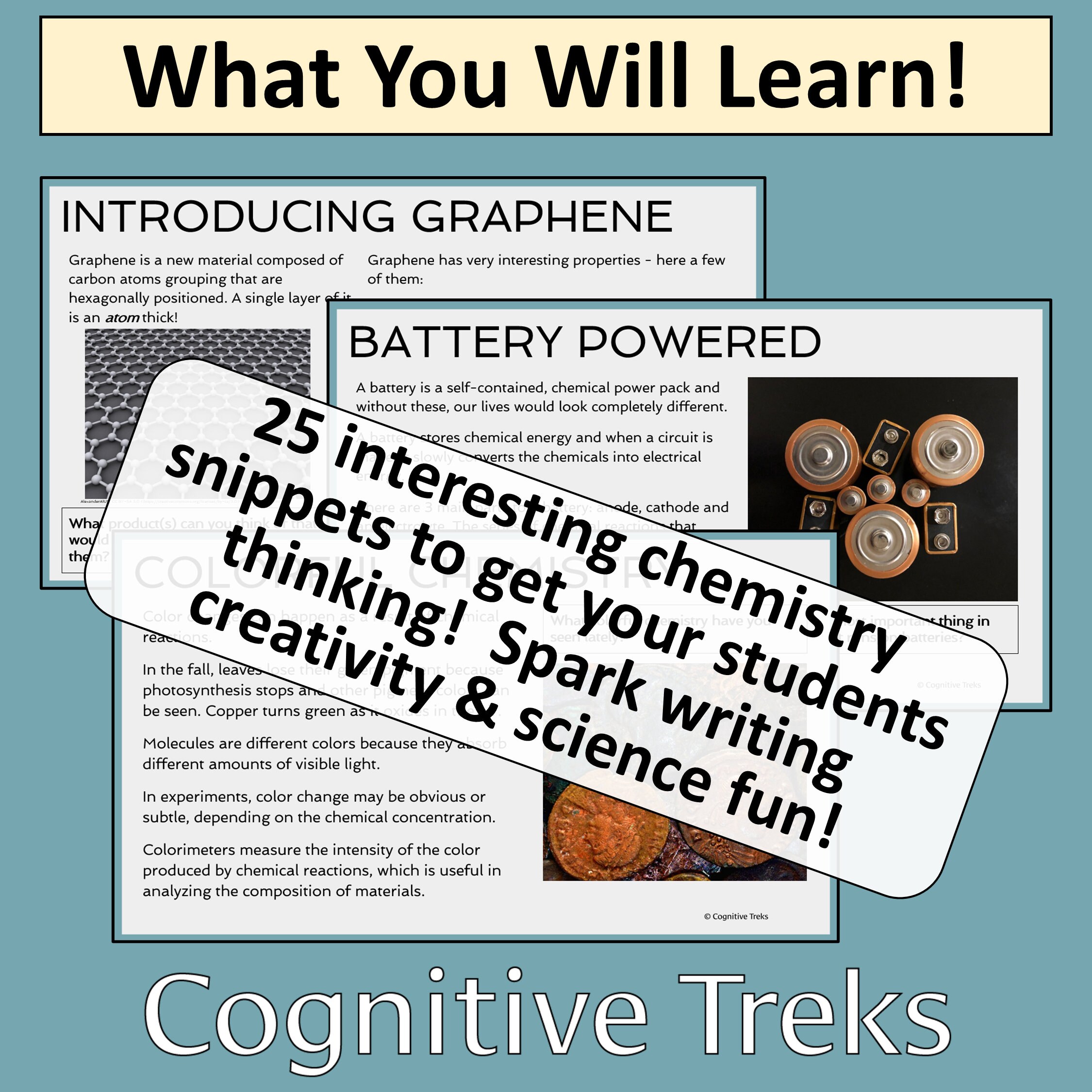 Chemistry Writing Prompts 25 Science Snippets Warm Ups Science Starters ...