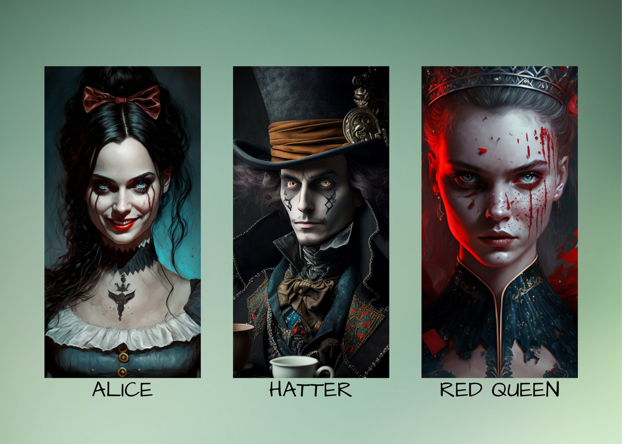 Alice in Wonderless Land Wallpaper iPhone 11, 12, 13, 14, Promax, Dark ...