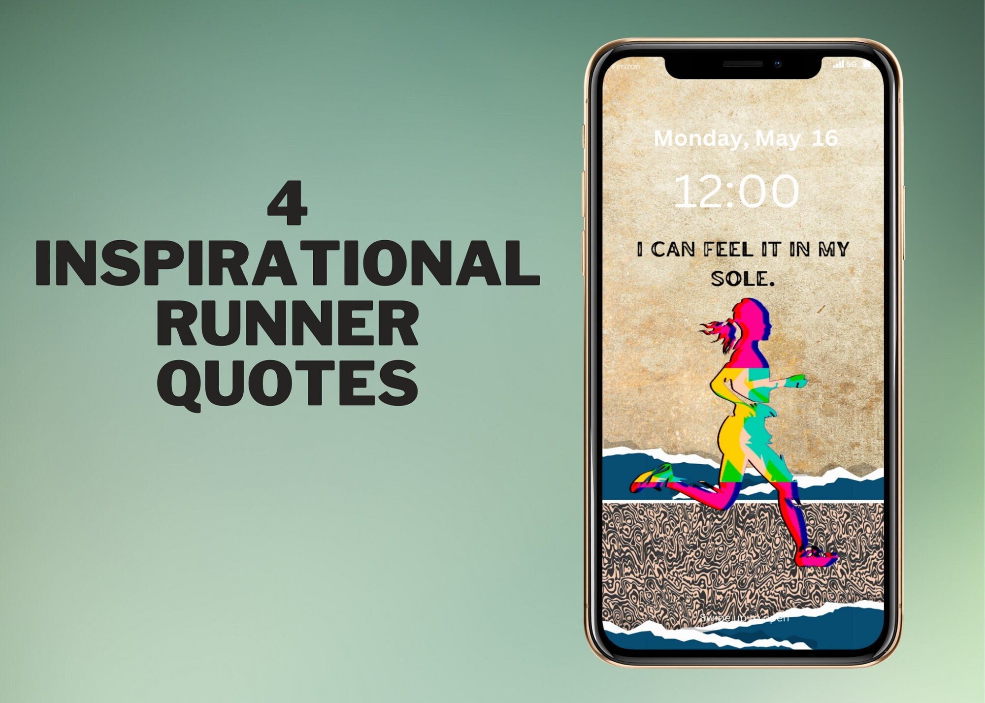 Runner Inspirational Quotes Wallpaper iPhone 11, 12, 13, 14, Promax - Etsy