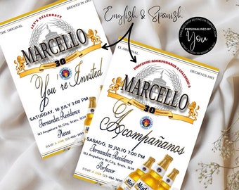 Modelo Beer Invitation Spanish, Digital Download, Modelo Invitation ...
