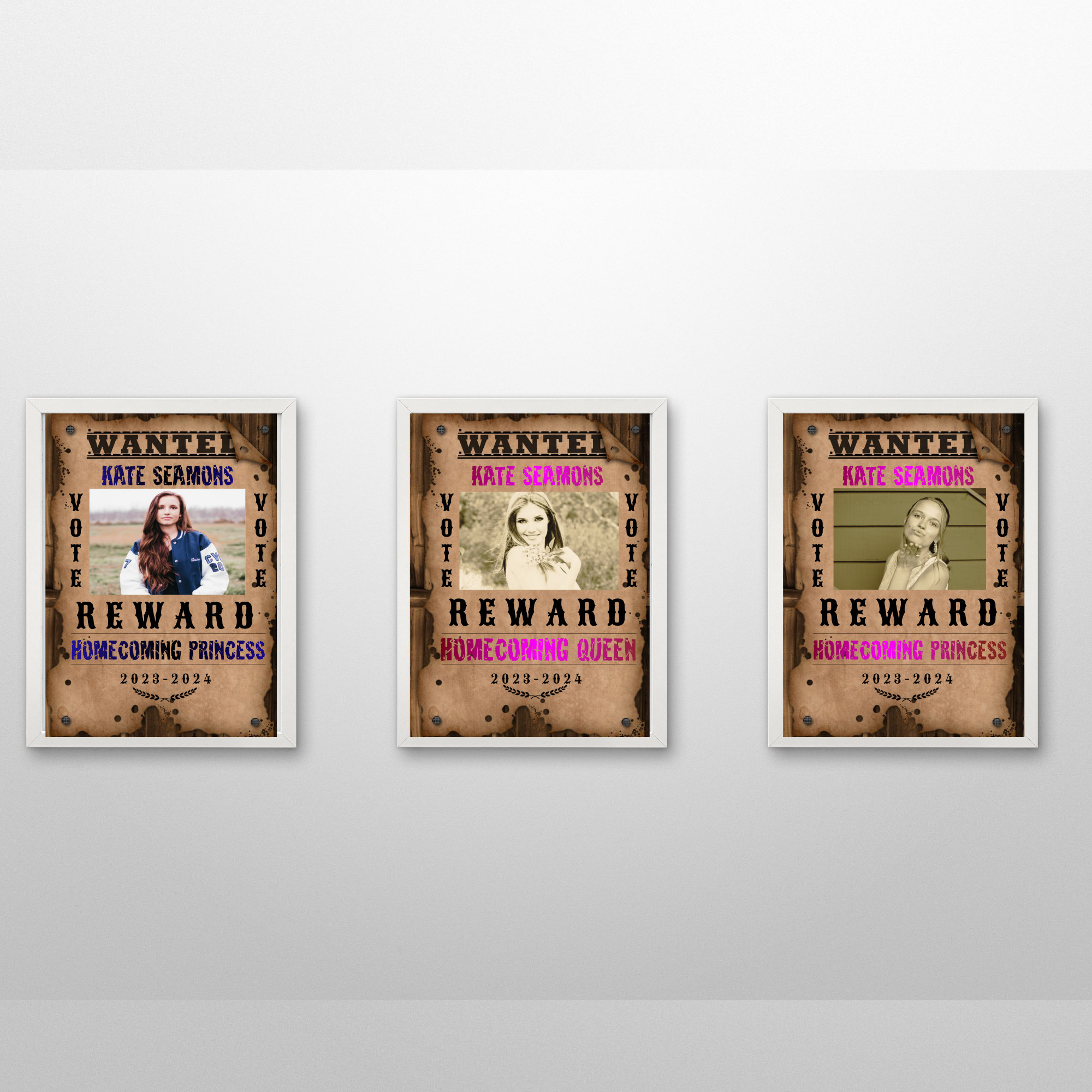 Wanted Poster Homecoming Queen, Homecoming Poster, Class Treasurer ...
