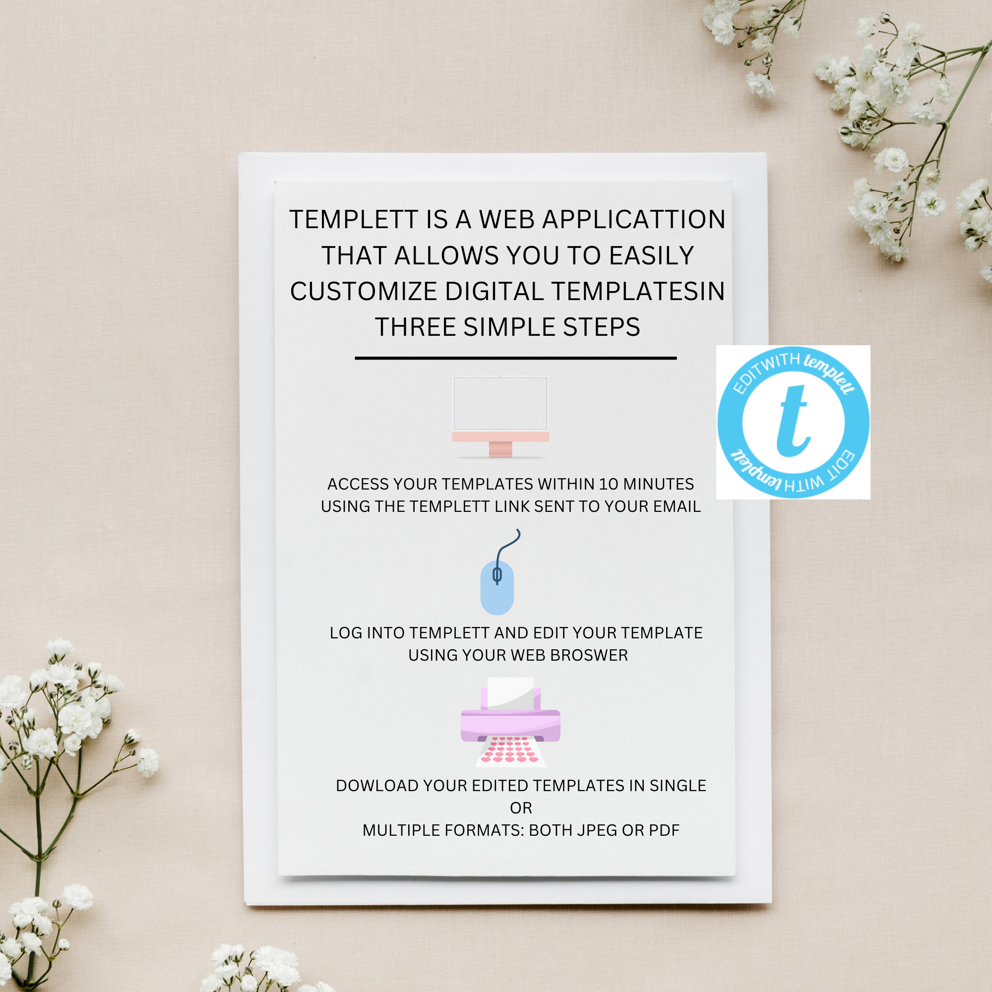 Classy & Chic Birthday Party Invitation Template for Her, Designer ...