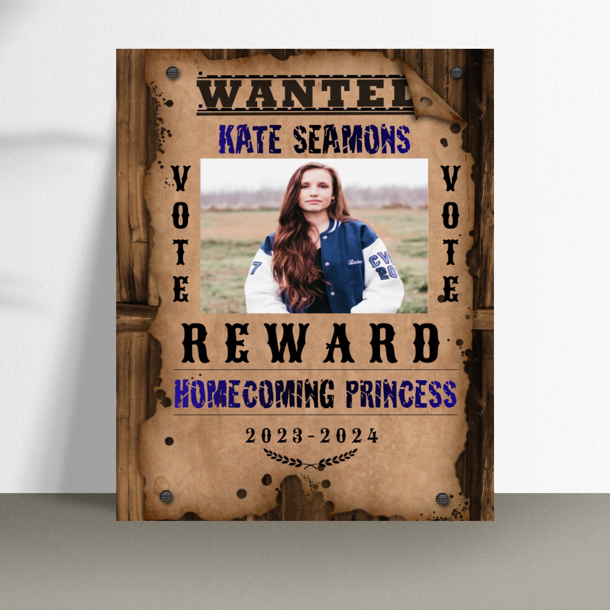 Wanted Poster Homecoming Queen, Homecoming Poster, Class Treasurer ...