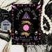 Editable Digital Crystal Ball Witchy Birthday Invitation Self-editable ...