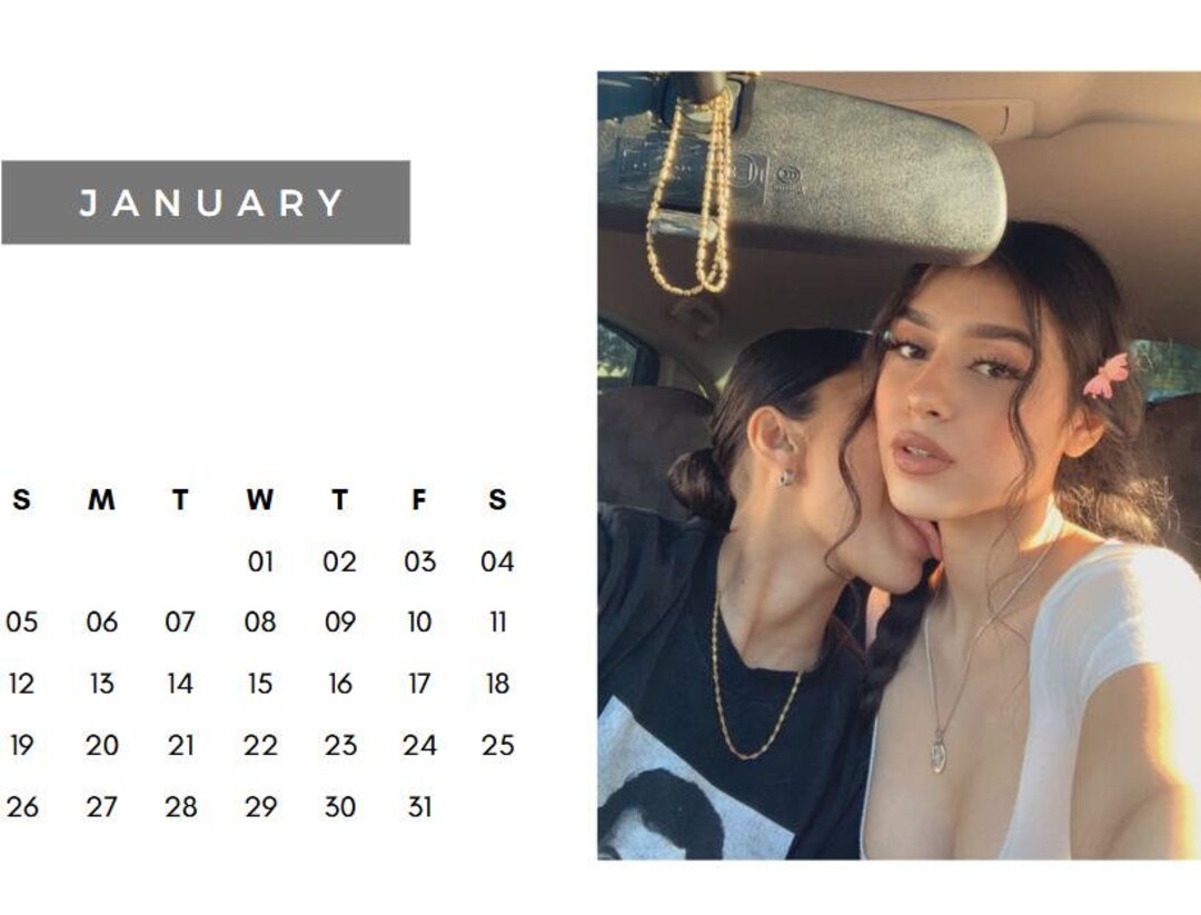 2025 Girl Love Calendar - Etsy