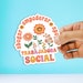 Trabajadora Social Sticker, Latina Social Worker, in My Social Worker ...