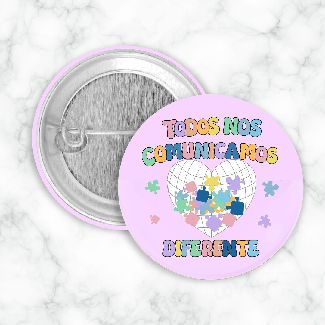 Spanish Autism Pin, Autism Pin, Autism Awareness Pin, Autism Pin Button ...