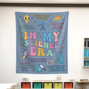 In My Science Era, Science Tapestry, Science Teacher Tapestry, Gift for ...