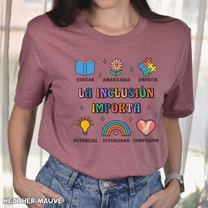 Inclusion Matters Tshirt, Inclusion Matter, Autism Awareness T Shirts ...