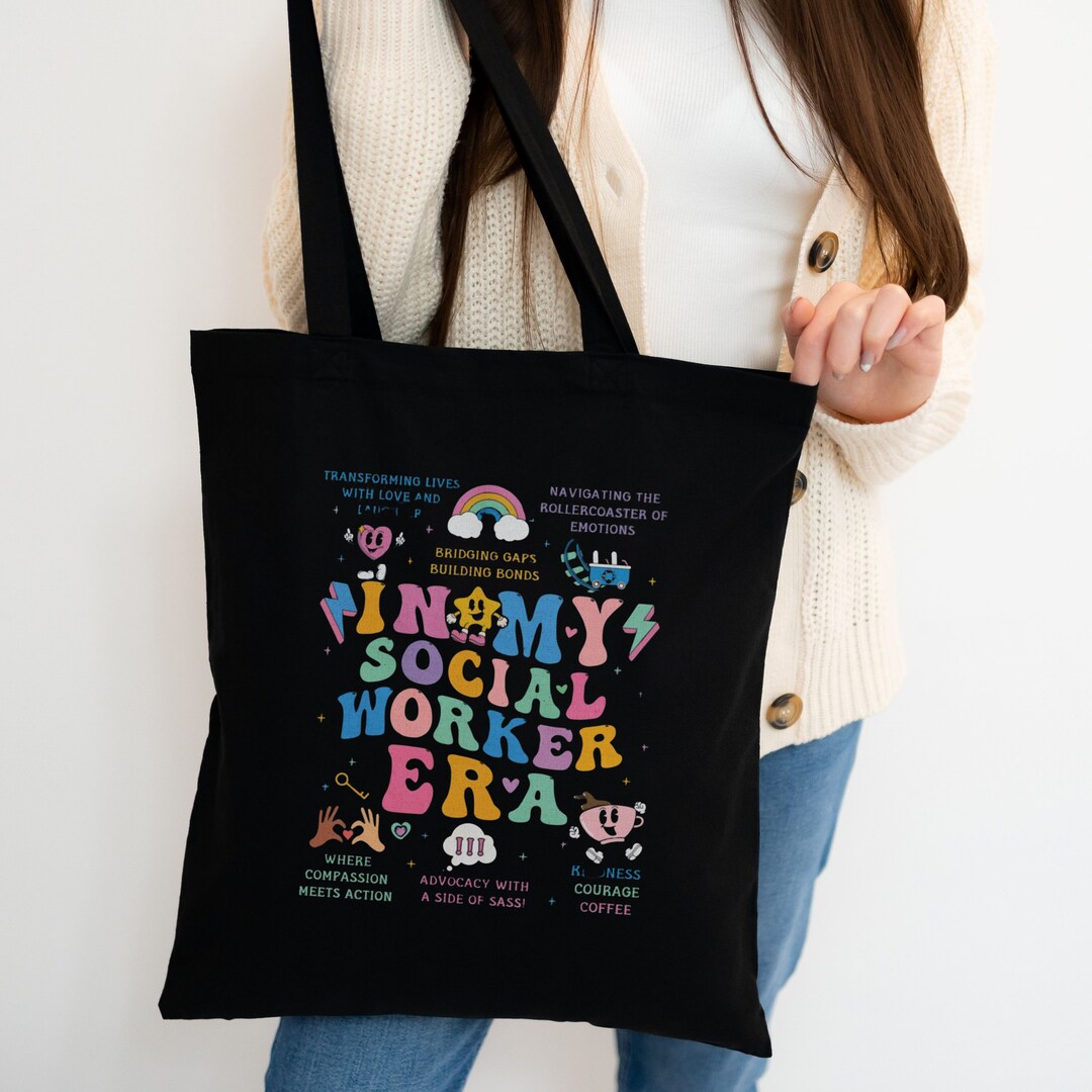 In My Social Worker Era, Social Worker Tote Bag, Social Worker Tote ...