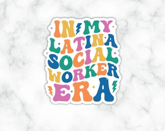 Trabajadora Social Sticker, Latina Social Worker, in My Social Worker ...