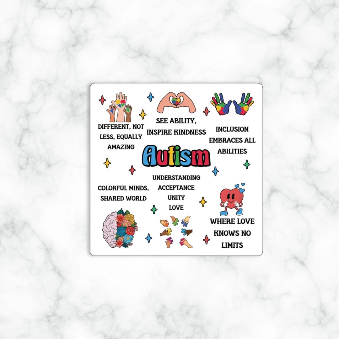 Autism Sticker, Inclusion Matters, Autism Awareness Sticker, Diversity ...