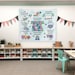 Bilingual Classroom Decor, Our Class is A Family, Classroom Tapestry ...
