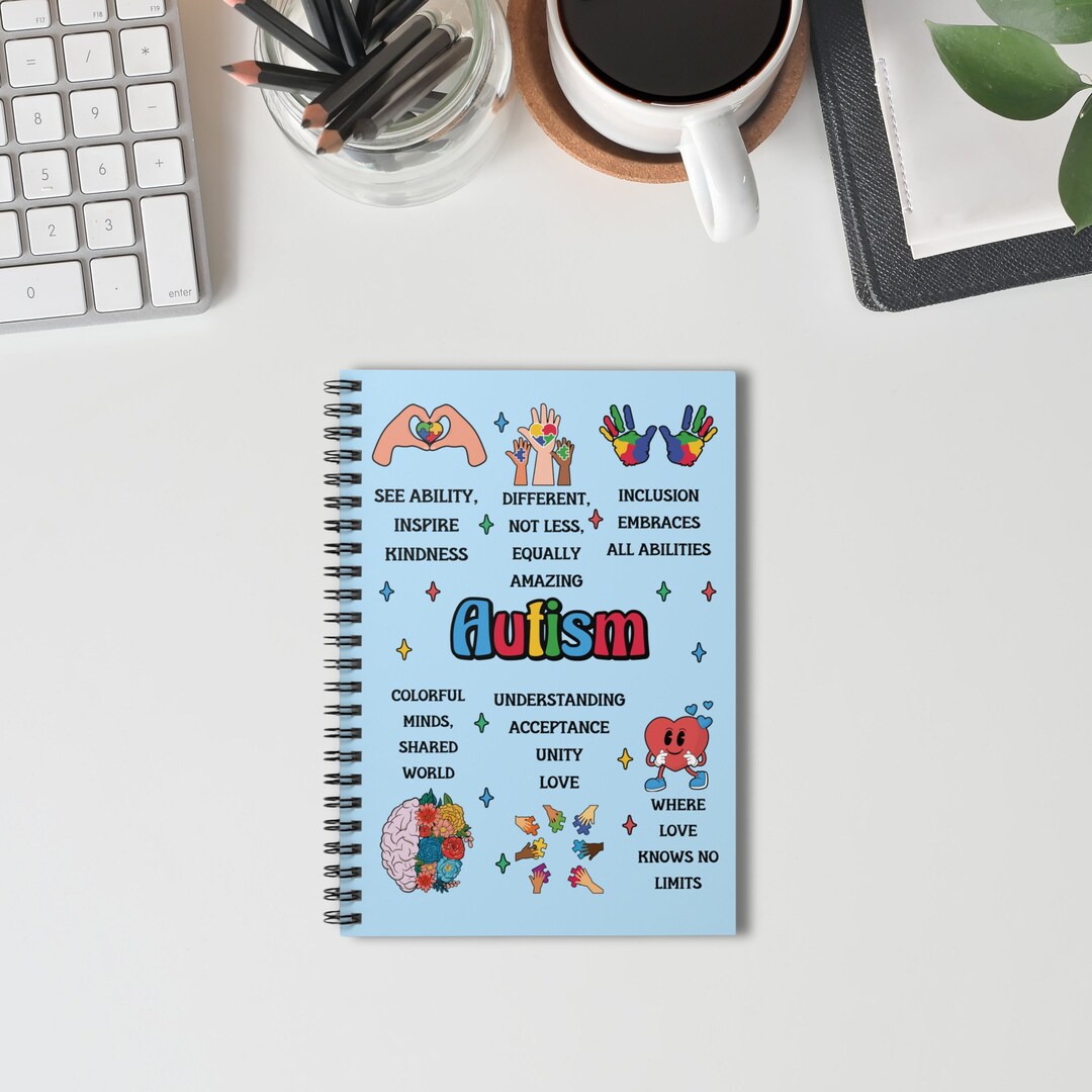Autism Notebook, Autism Journal, Autism Awareness Gift, Neurodiversity ...