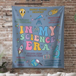 In My Science Era, Science Tapestry, Science Teacher Tapestry, Gift for ...